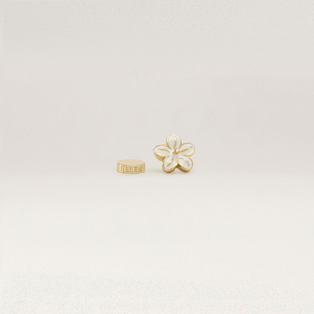 Blossom Flower Charm Hat Pin - Light Gold - Hat Accessory | Helen ...