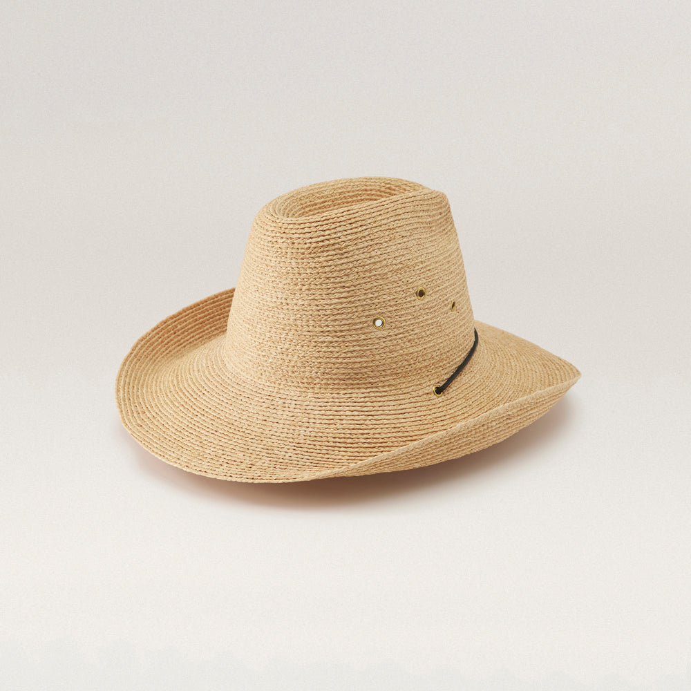 Shop the Madison Raffia Braid Fedora in Natural | Helen Kaminski