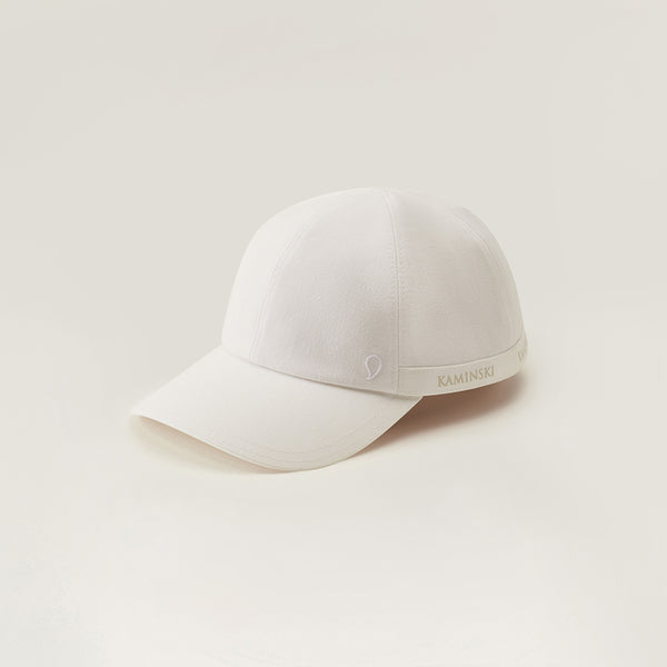 Apollo 6-Panel Cap in Off White by Helen Kaminski AU