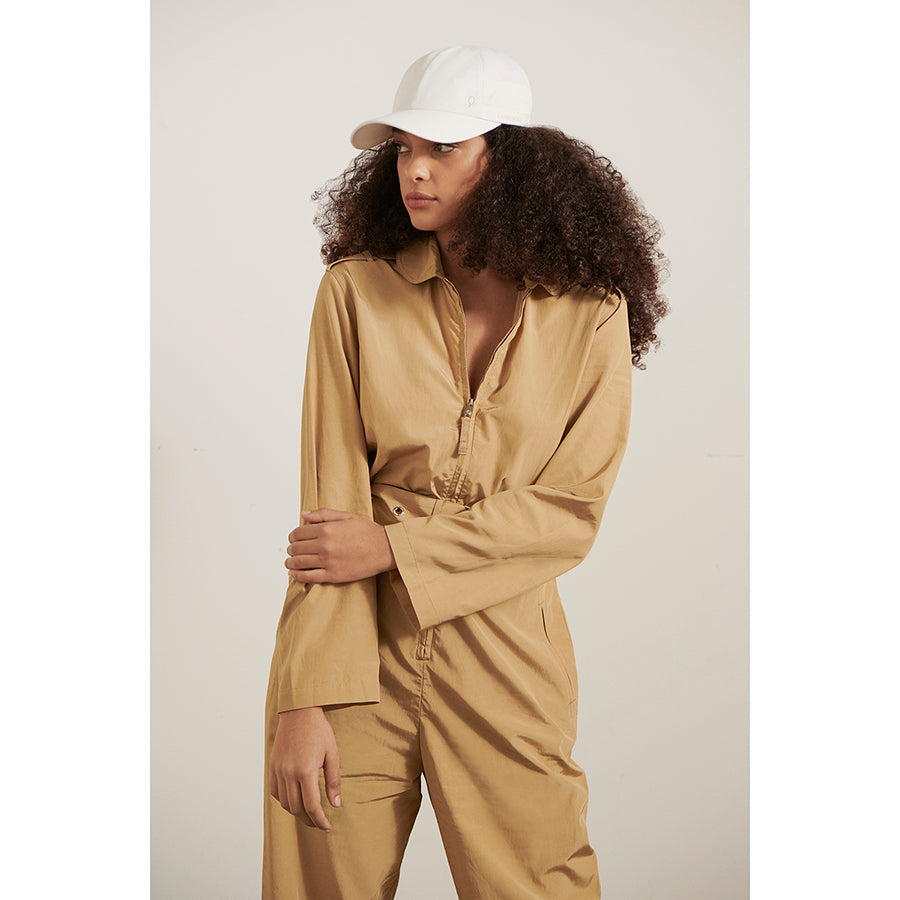 Apollo 6-Panel Cap in Off White by Helen Kaminski AU