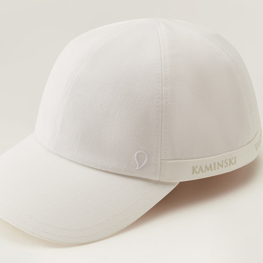 Apollo 6-Panel Cap in Off White by Helen Kaminski AU